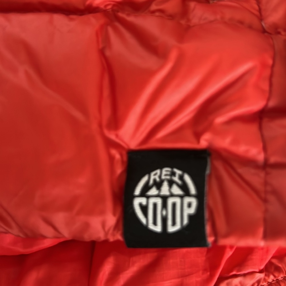 Rei Coop Puffer Jacket In Orange - Gem